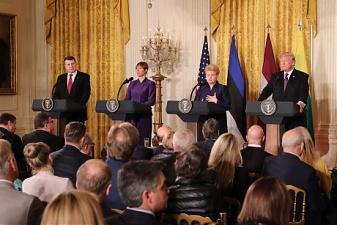 Lithuanian reviewers: Trump used summit with Baltic leaders for ...