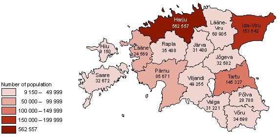 Adjusted data: population in Estonia decreased by about 3,000 persons ...